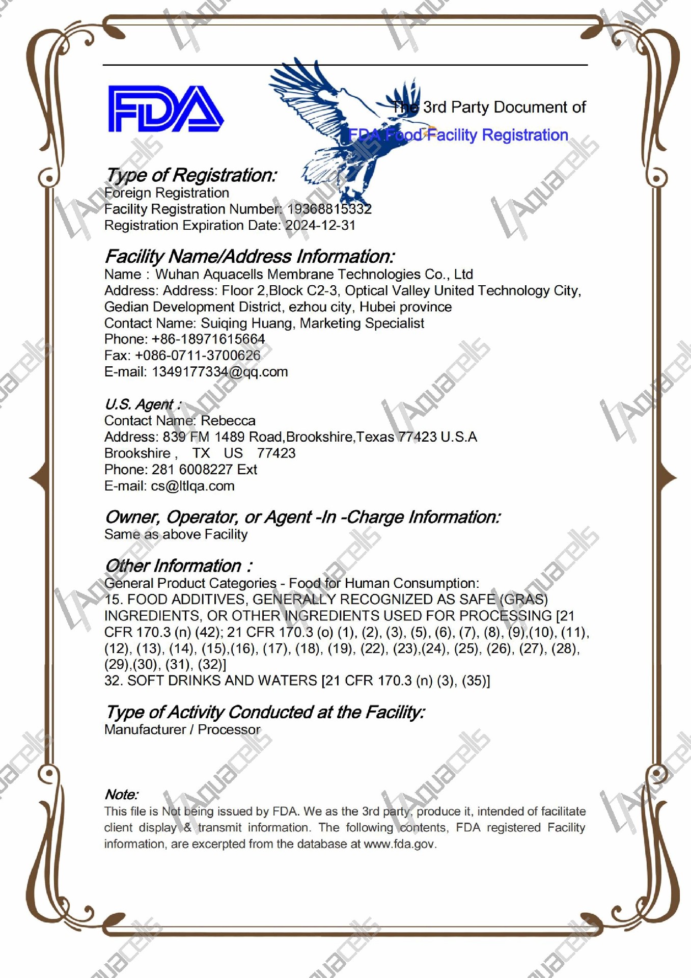 Certification-英文