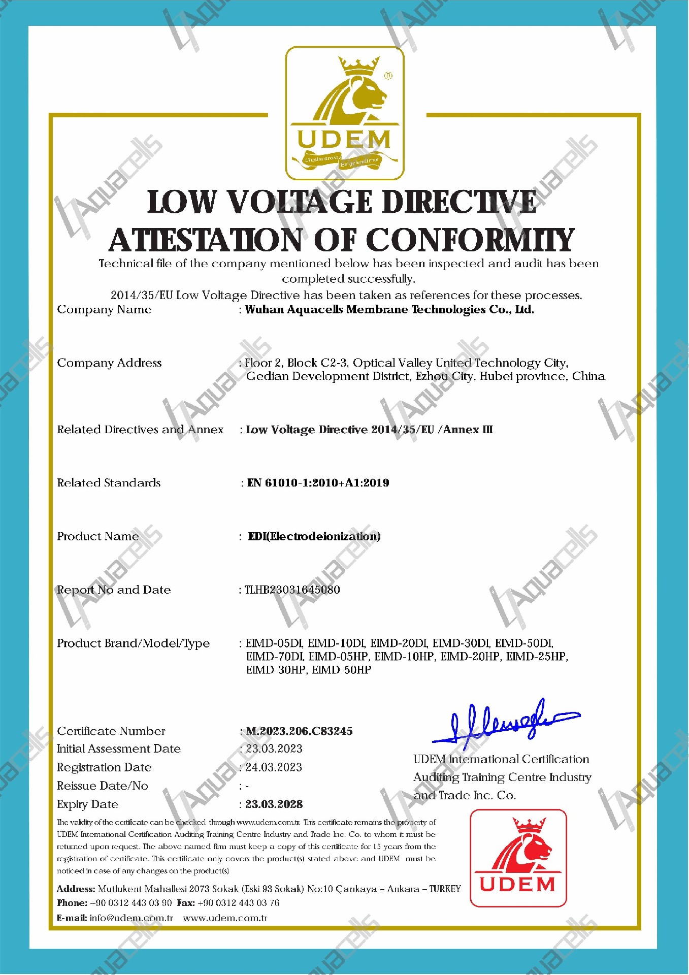 Certification-英文